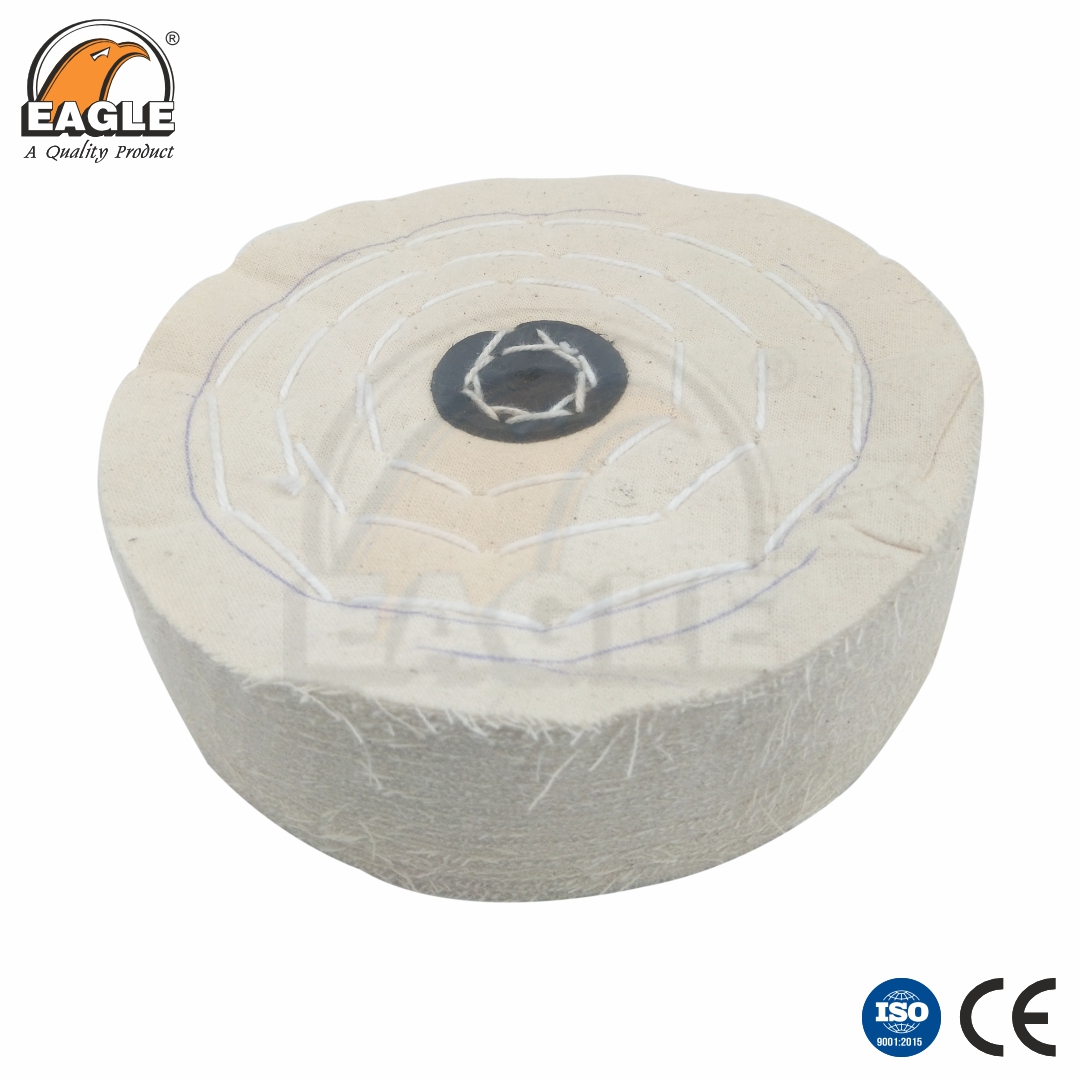 Unbleached Calico Buffs 6" x 100 Folds - Eagle Exports