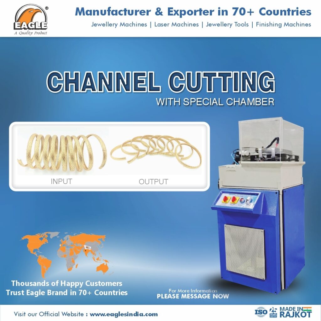 Eagle Jewellery Channel Cutting Machine With Special Chamber - Eagle ...